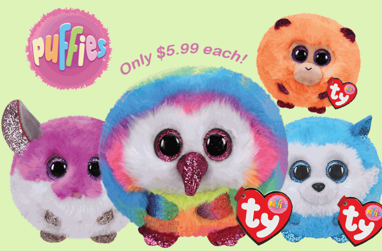 Shop Plush Ty Beanie Boos Ty Puffies Ryft
