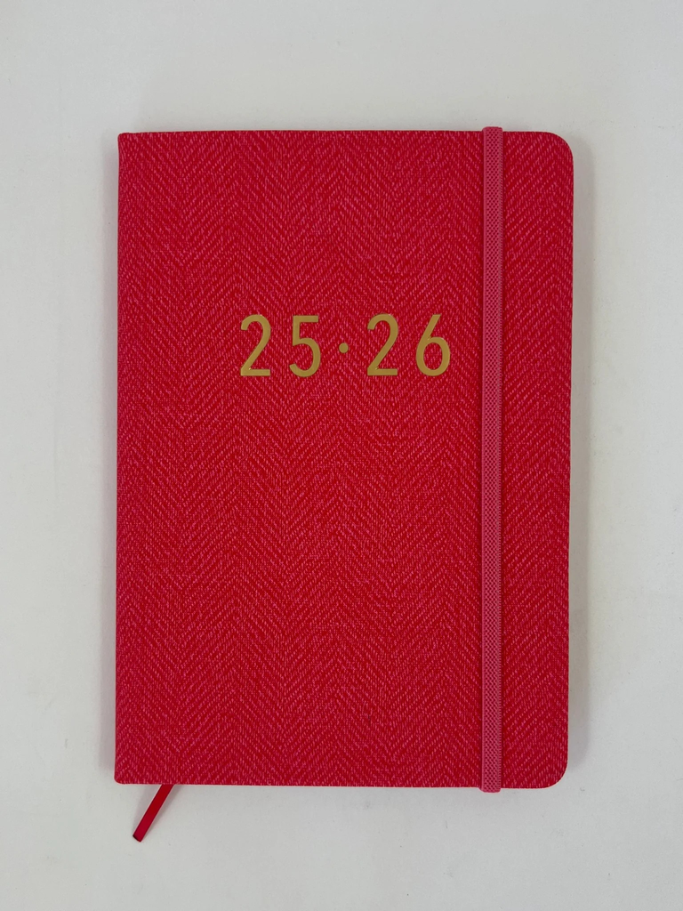 2025-2026 Financial Year Diary - A5 Week-To-View (WTV) Coral | Ryft